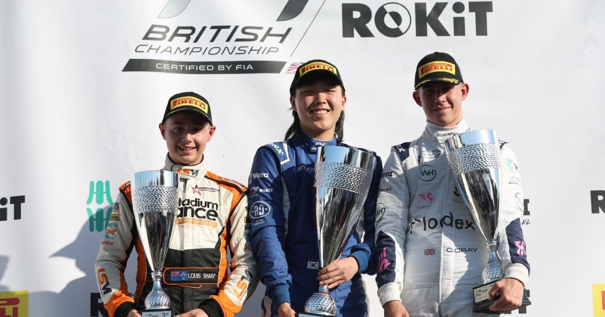 Louis Sharp scores podium in impressive F4 debut at Brands Hatch ...